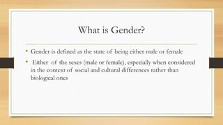 Gender and the Media | PPT
