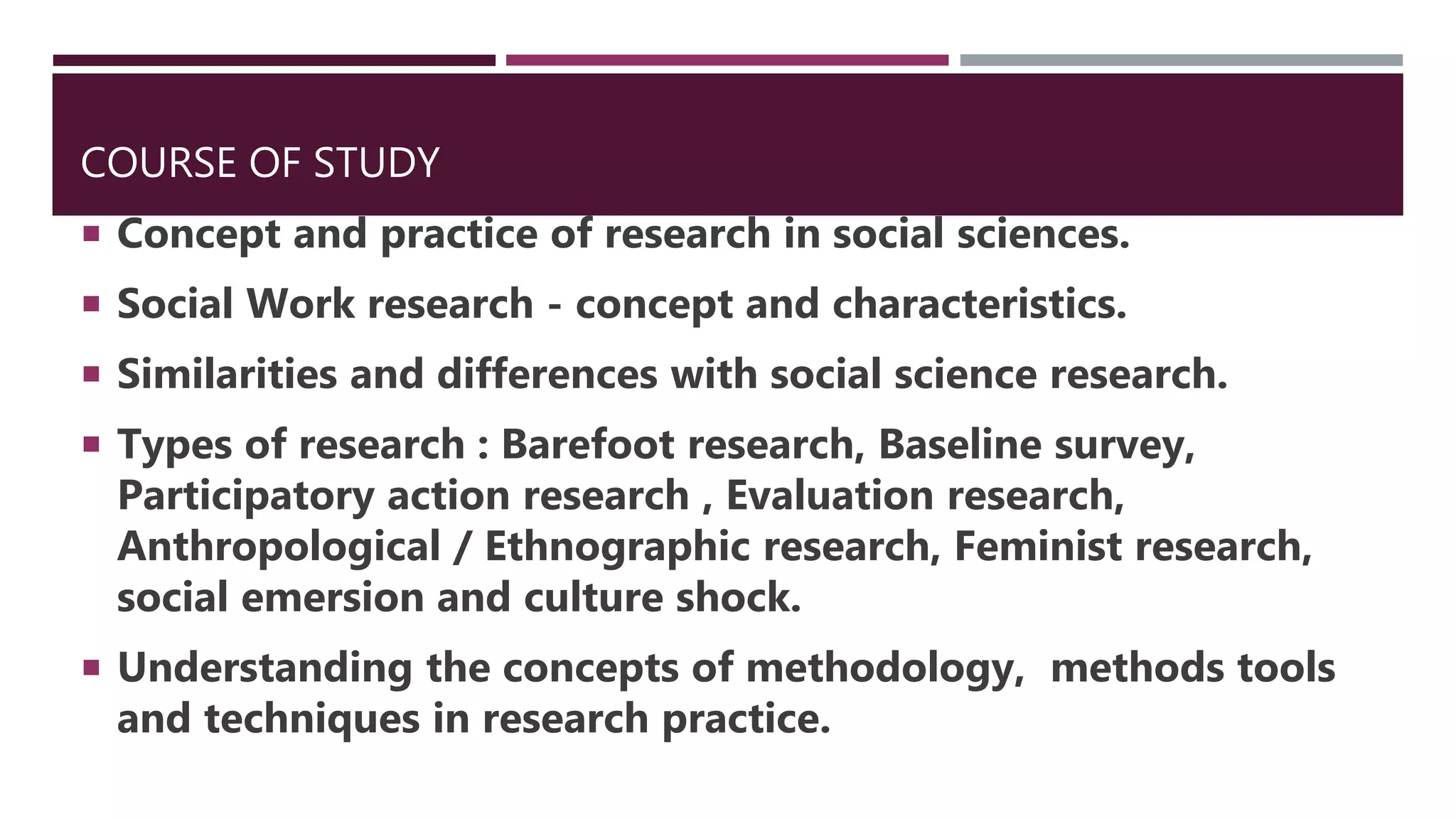 Understanding the concept of social science research | PPTX