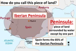 Unit 1. geography of Spain | PPTX