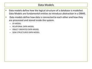 Unit1 DBMS Introduction | PPTX