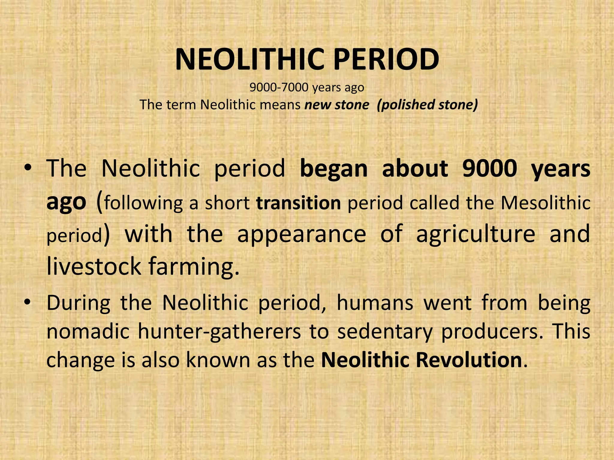 Unit 1. Prehistory | PPTX