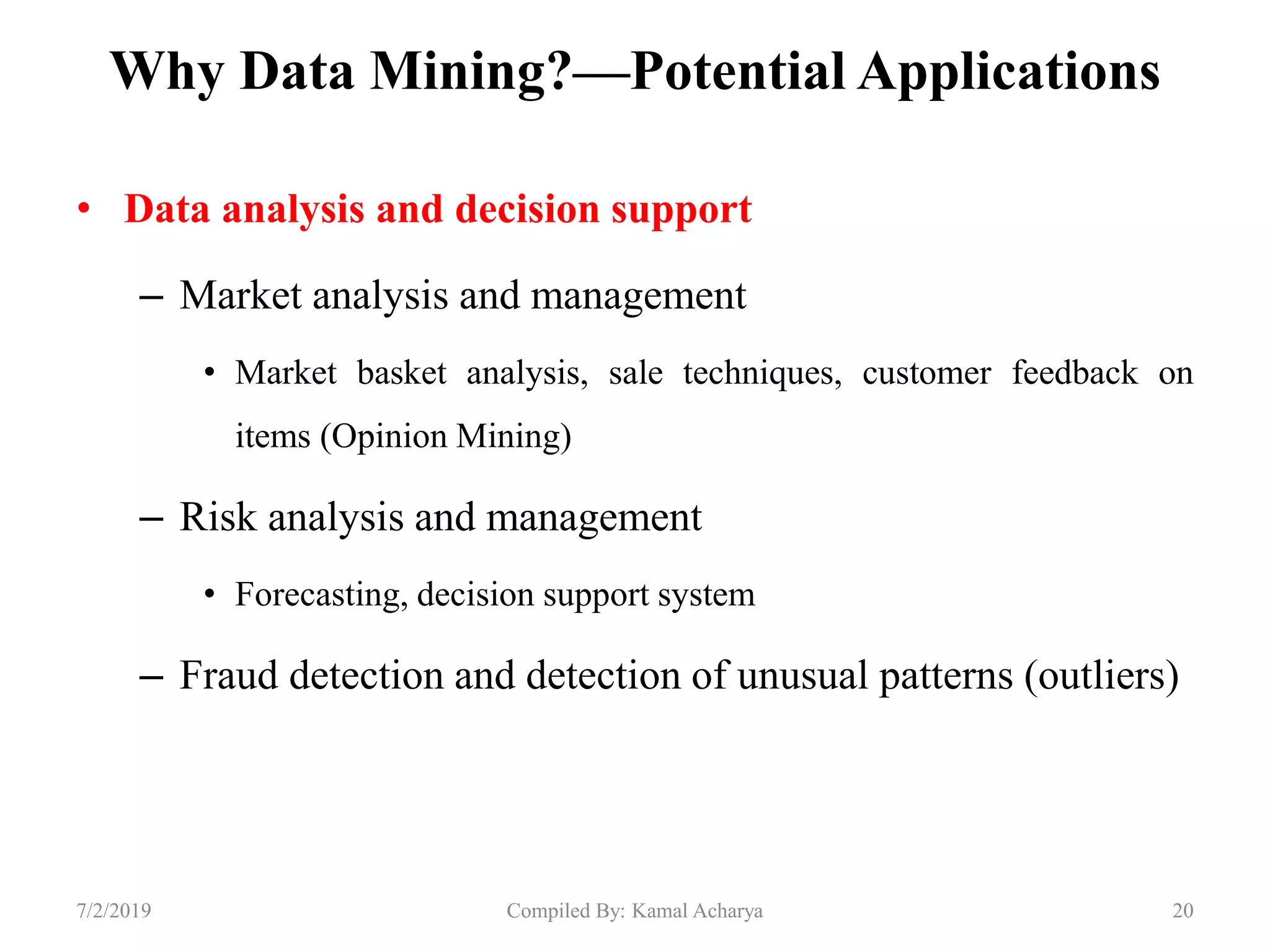 Introduction to Data Mining and Data Warehousing | PPTX