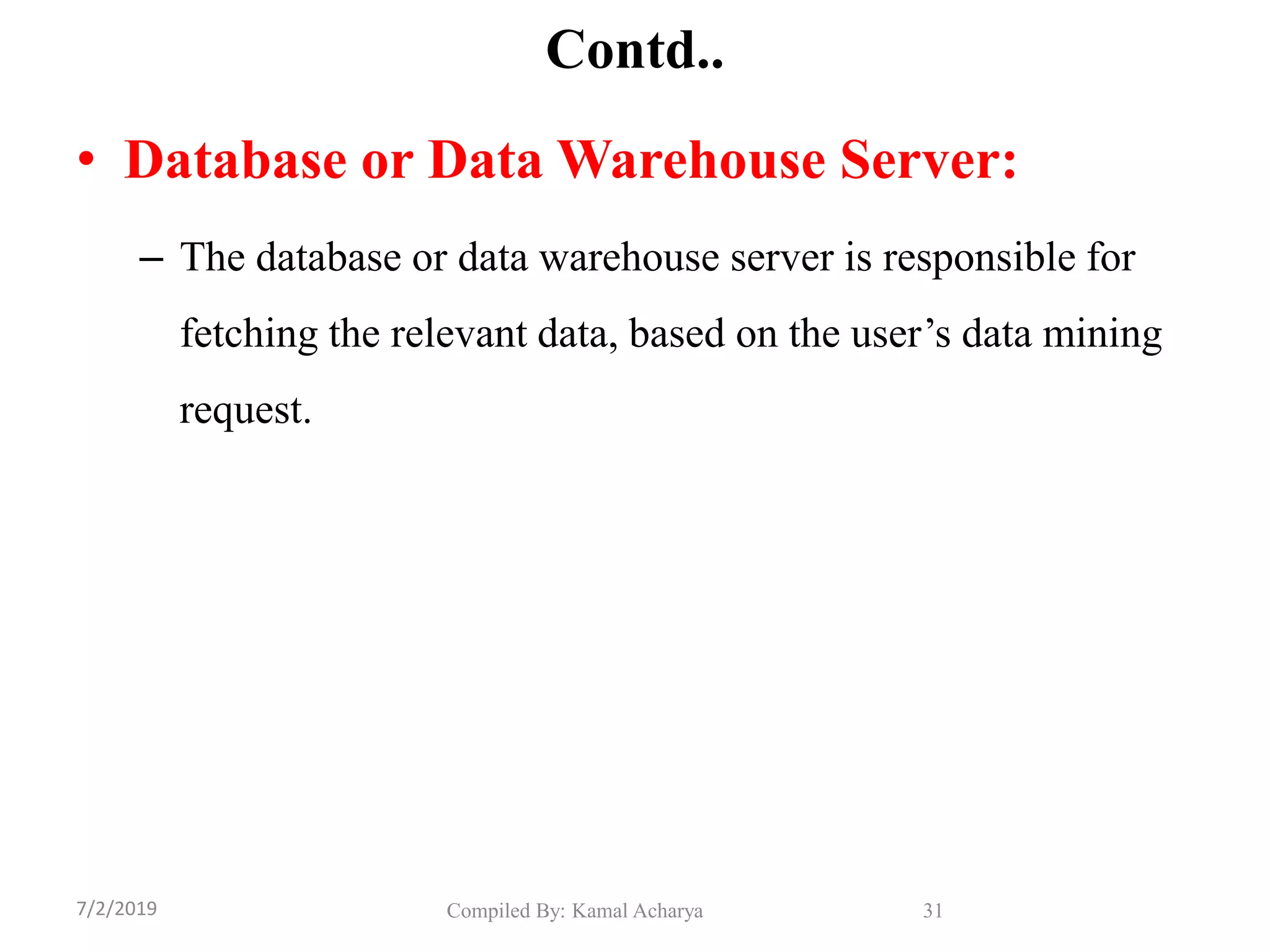 Introduction to Data Mining and Data Warehousing | PPTX