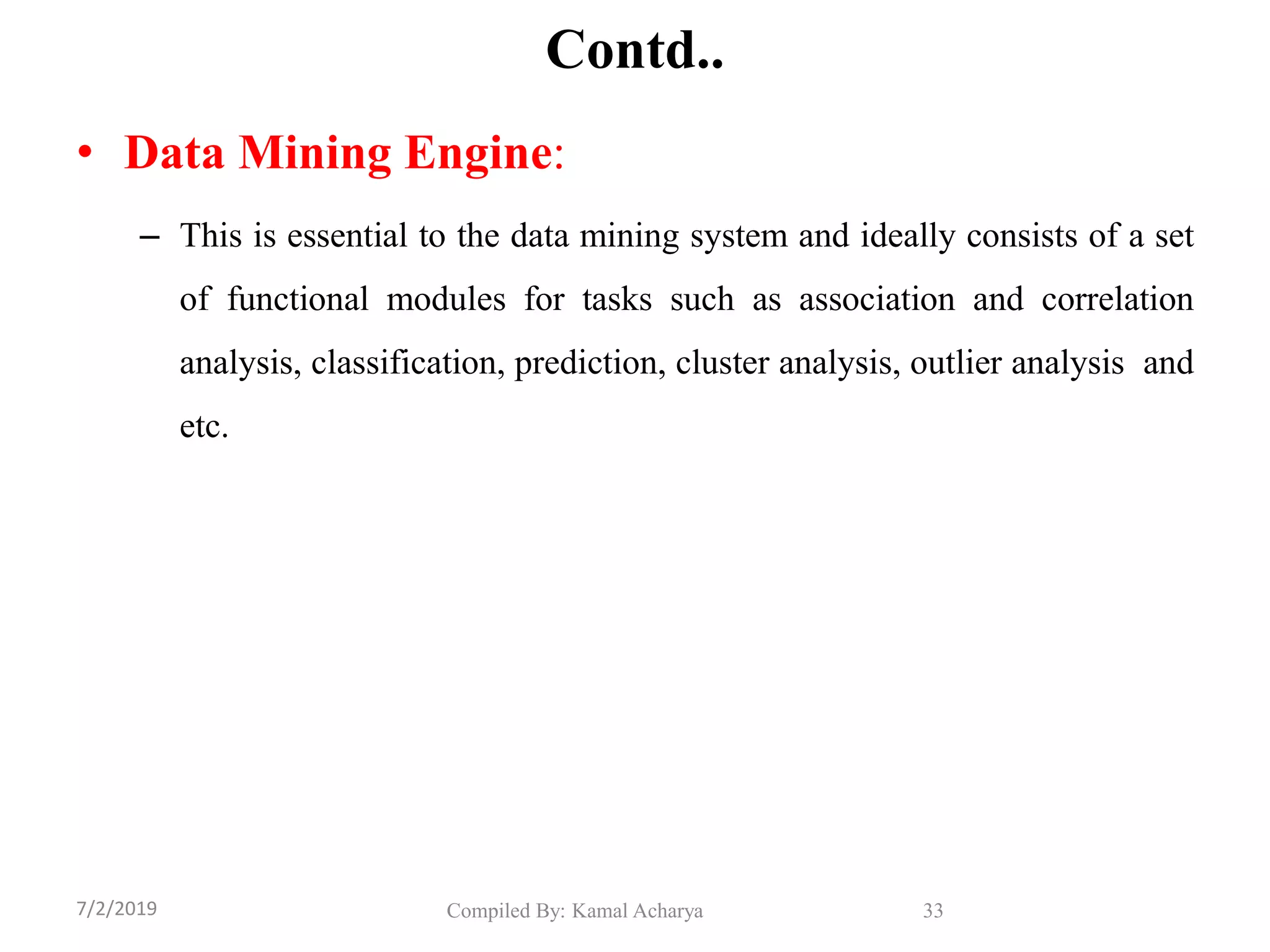 Introduction to Data Mining and Data Warehousing | PPTX