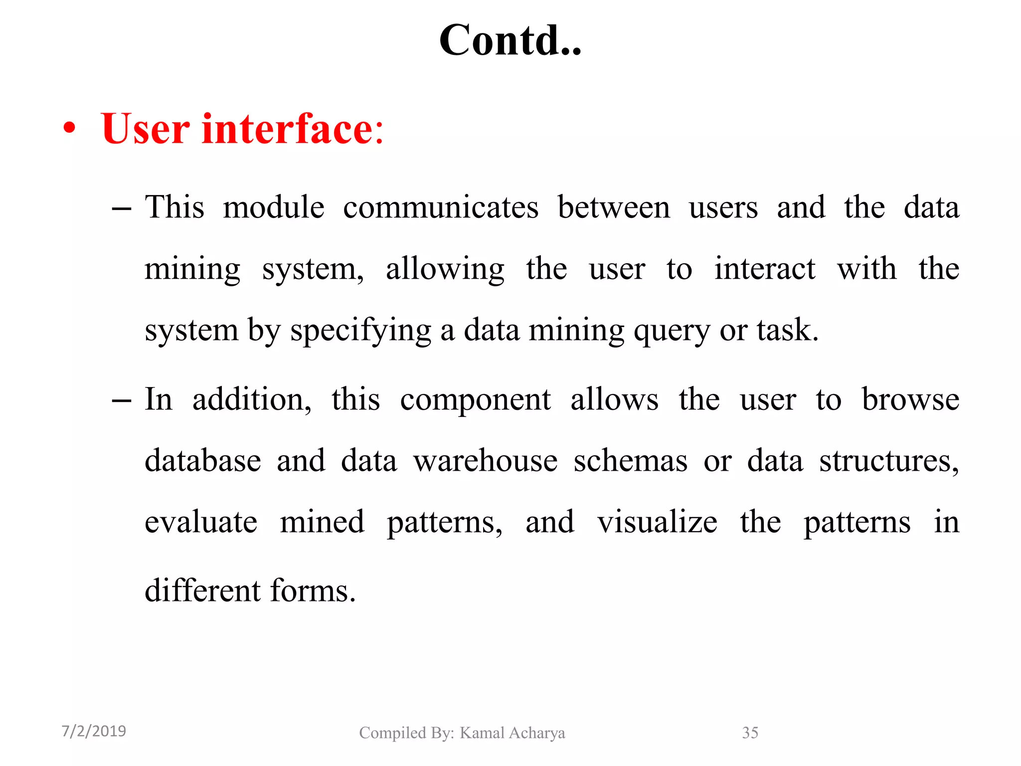 Introduction to Data Mining and Data Warehousing | PPTX