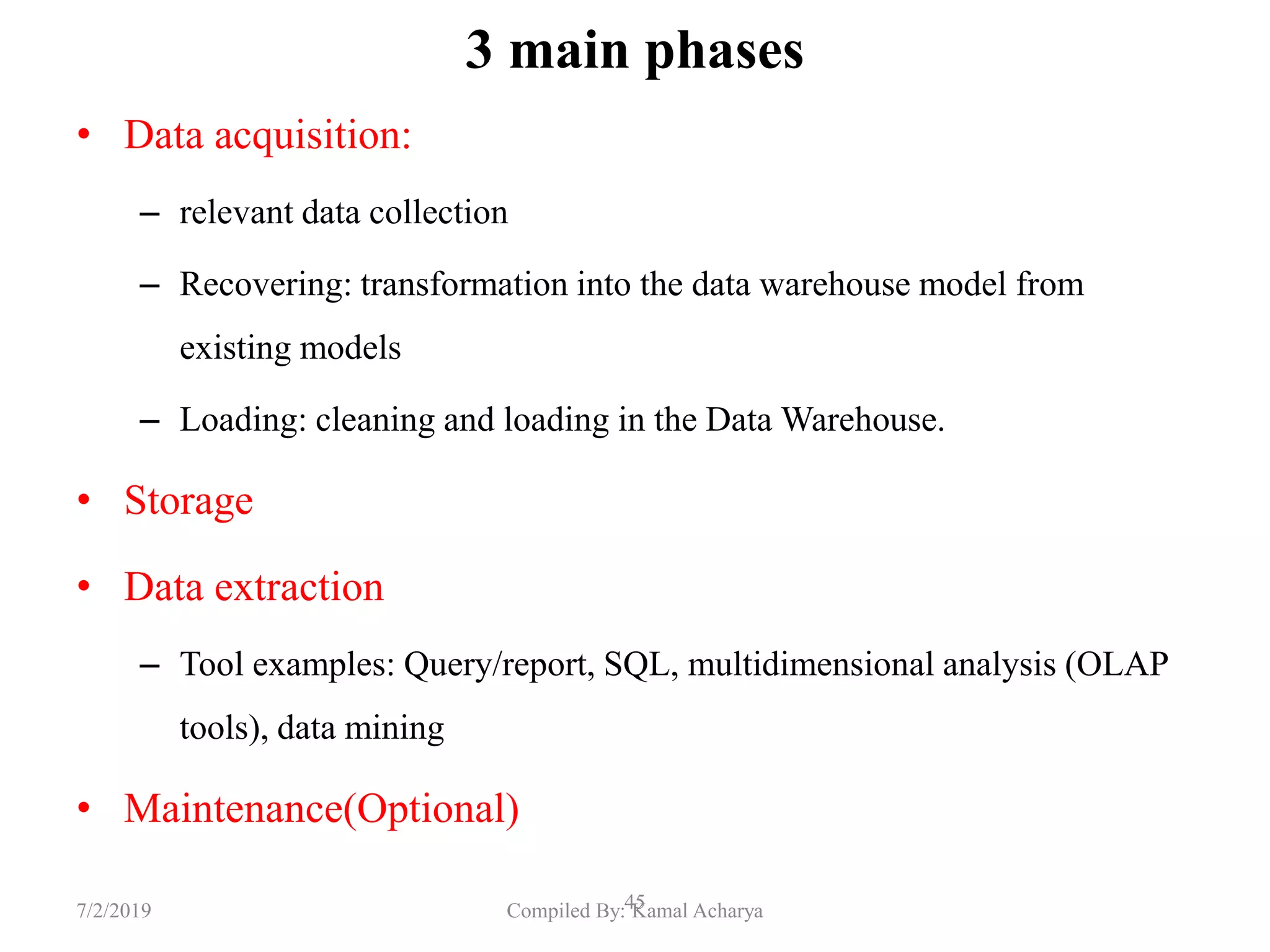 Introduction to Data Mining and Data Warehousing | PPTX | Databases | Computer Software and ...