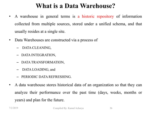 Introduction to Data Mining and Data Warehousing | PPTX | Databases | Computer Software and ...