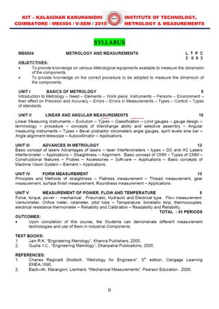 Unit 1 CONCEPT OF MEASUREMENT | PDF