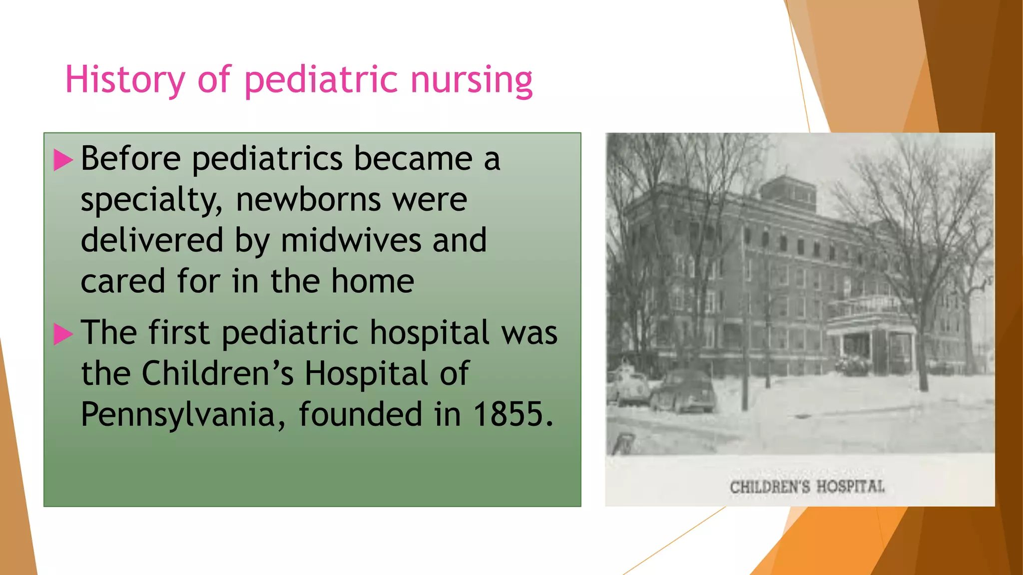 history of child health nursing | PDF