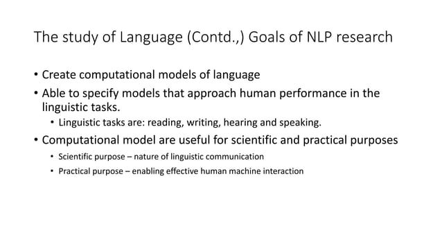 Natural Language Processing - Unit 1 | PPTX