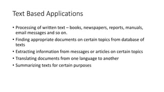 Natural Language Processing - Unit 1 | PPTX