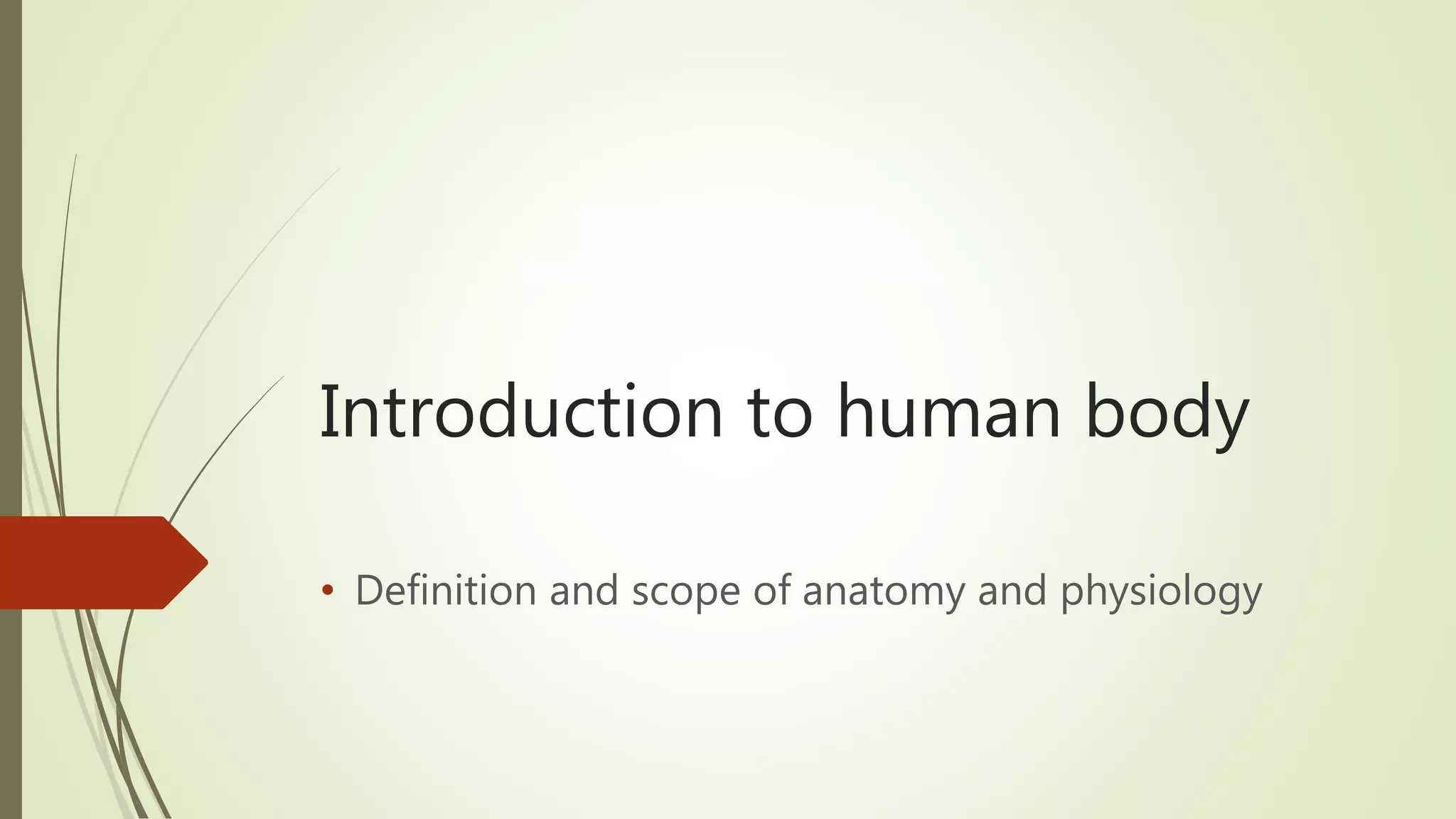 Introduction of Human Body | PPTX
