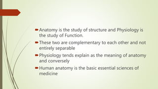 Introduction of Human Body | PPTX