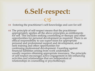 BASICS OF COUNSELLING | PPTX