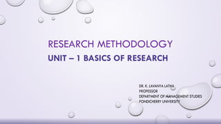 research methodology Basics of Research .pptx