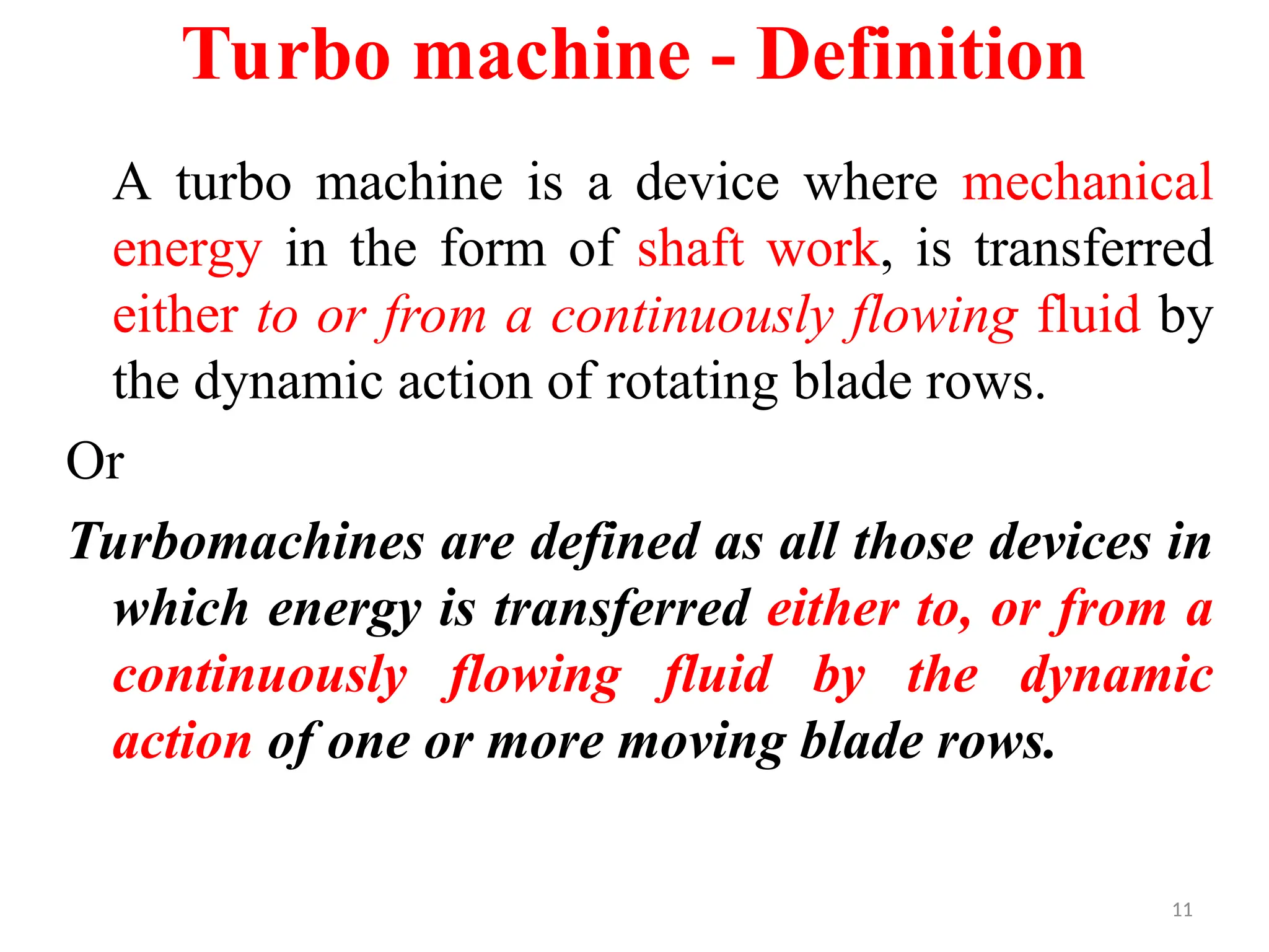 Introduction of Turbo Machines Hydraulic Turbines Introduction to Hydro ...