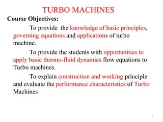 Introduction of Turbo Machines Hydraulic Turbines Introduction to Hydro ...