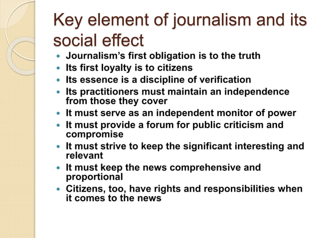 Journalism and Mass Communication | PPTX