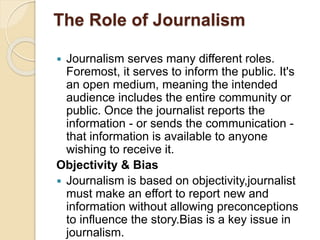 Journalism and Mass Communication | PPTX