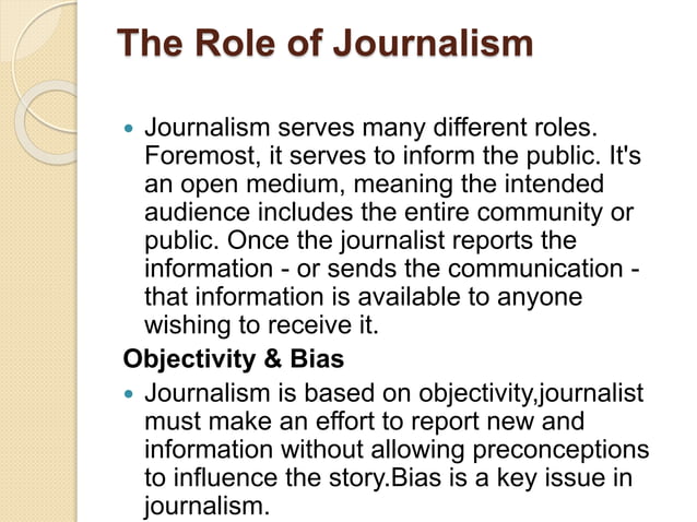 Journalism and Mass Communication | PPTX