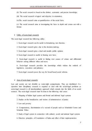 Introduction to Legal Research Methodology | DOCX