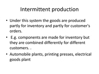 Unit 1-IE6605 & PRODUCTION PLANNING AND CONTROL | PPT