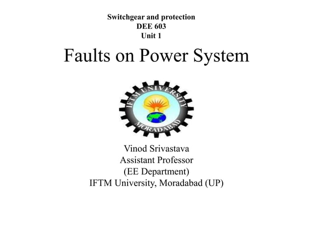 Faults on Power System | PPTX