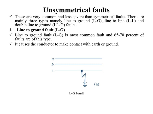 Faults on Power System | PPTX