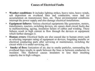Faults on Power System | PPTX
