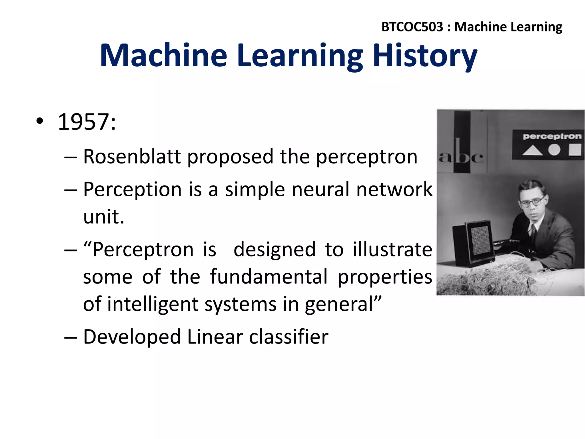 introduction to machine Learning | PPT