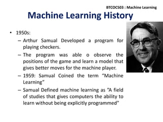 introduction to machine Learning | PPT