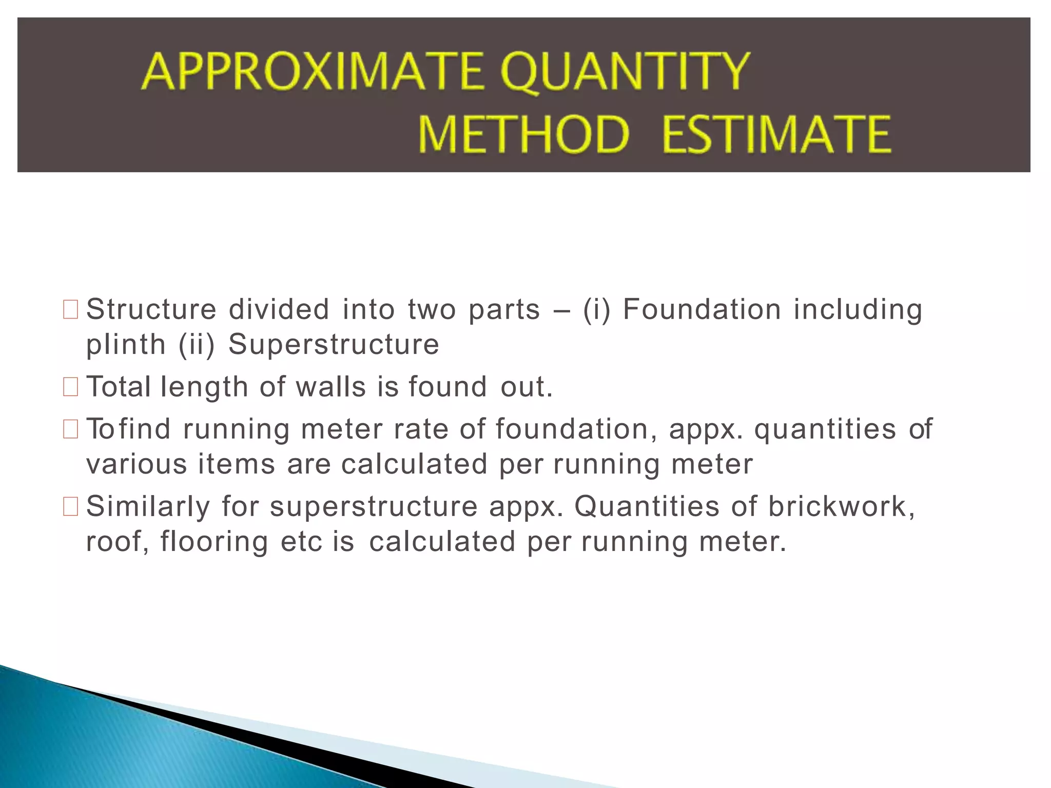 estimation,its types and methods | PPTX