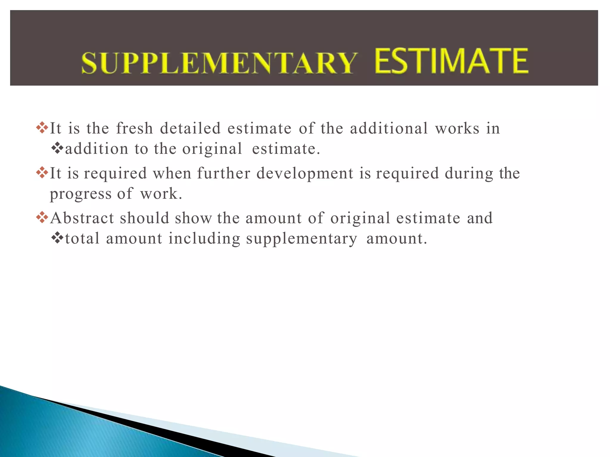 estimation,its types and methods | PPTX