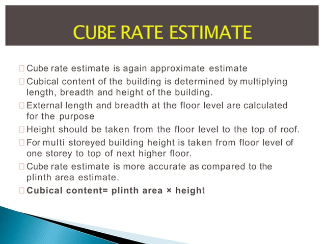 estimation,its types and methods | PPTX | Civil Engineering Industry ...