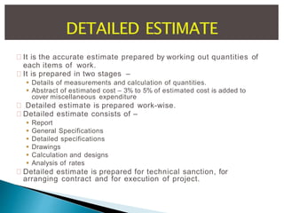 estimation,its types and methods | PPTX