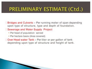 estimation,its types and methods | PPTX