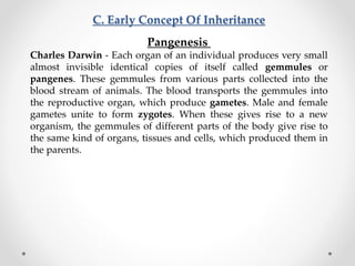 Unit 1.1.a. principle of genetics defintion and history- early concepts ...