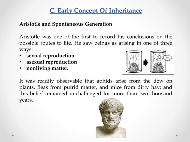 Unit 1.1.a. principle of genetics defintion and history- early concepts ...