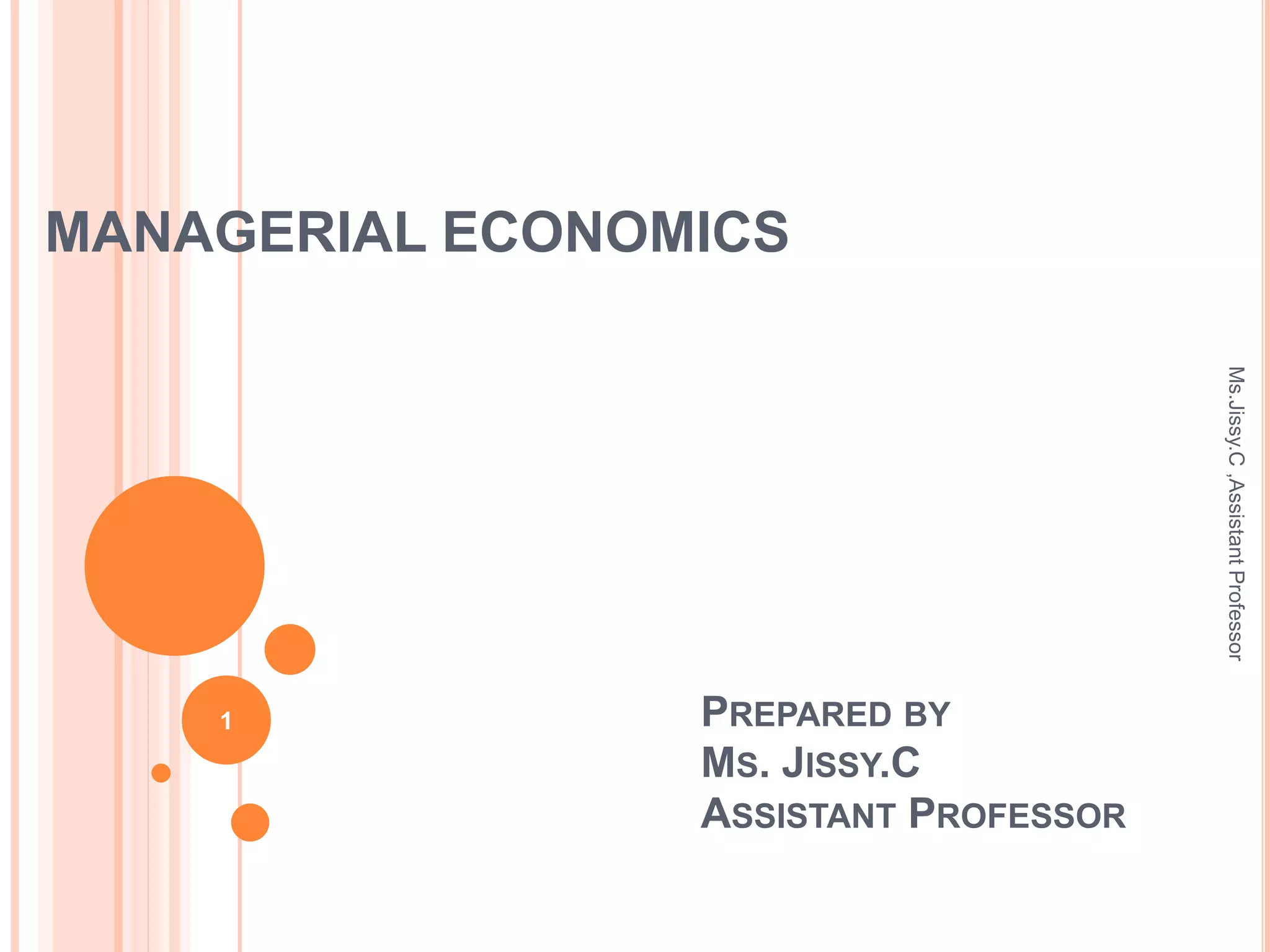 Managerial Economics | PPTX