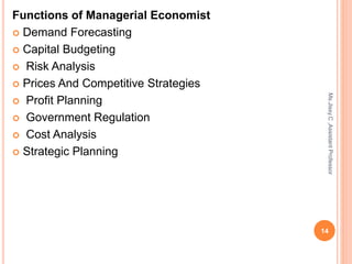 Managerial Economics | PPTX