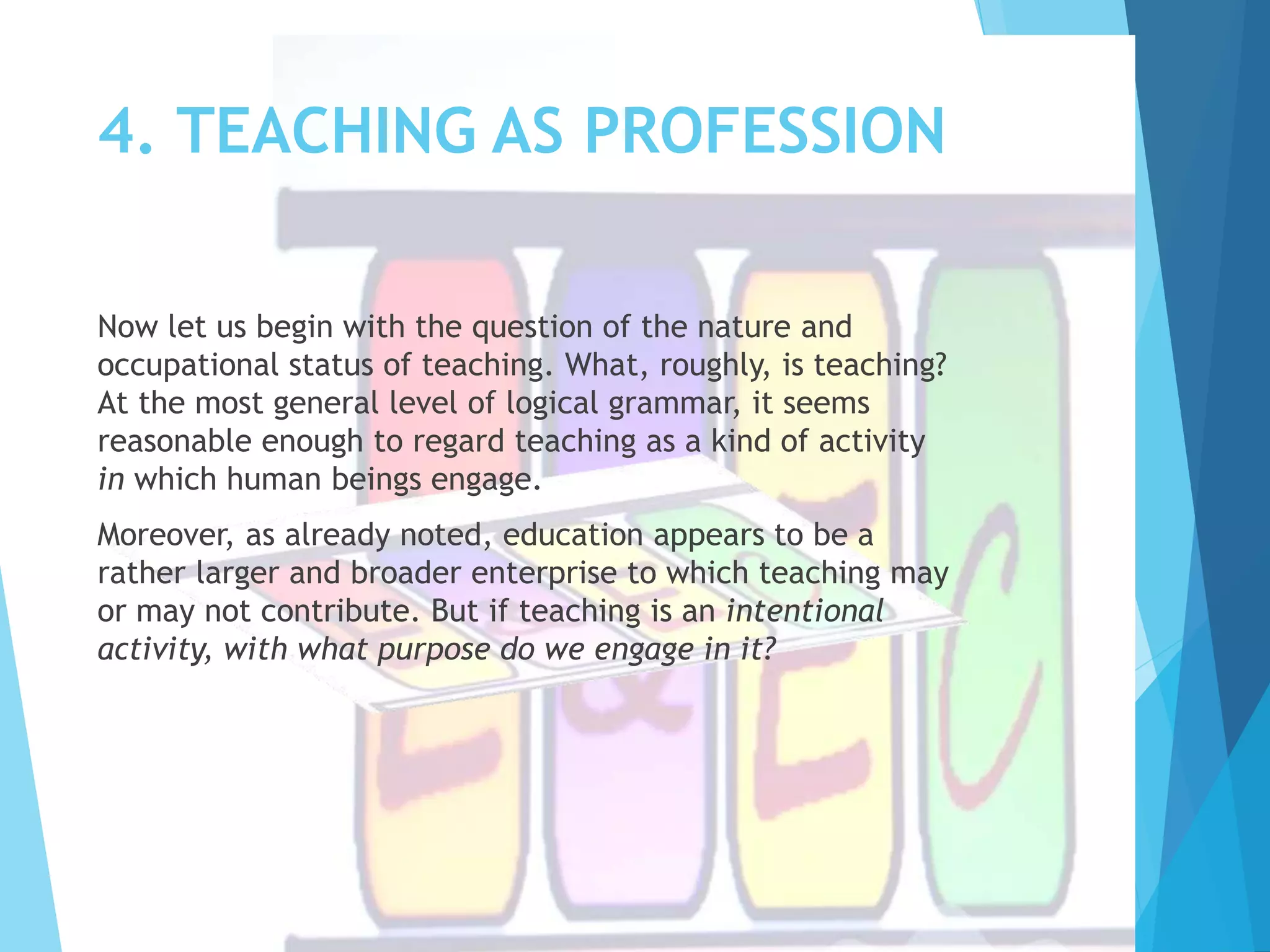 Professionalism in teaching | PPTX