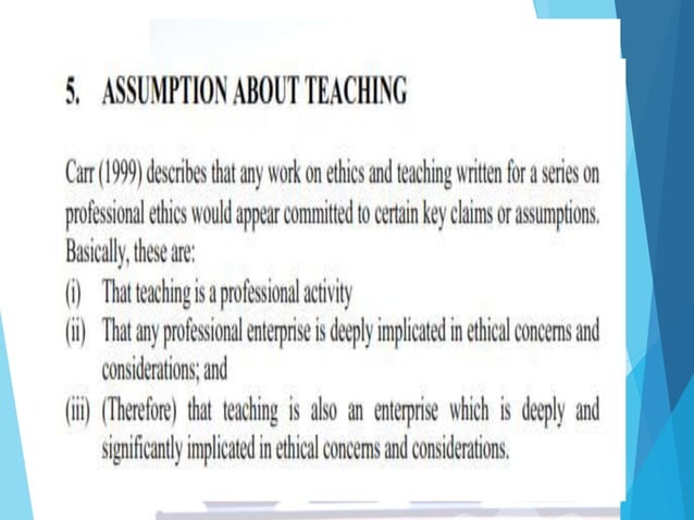 Professionalism in teaching | PPTX