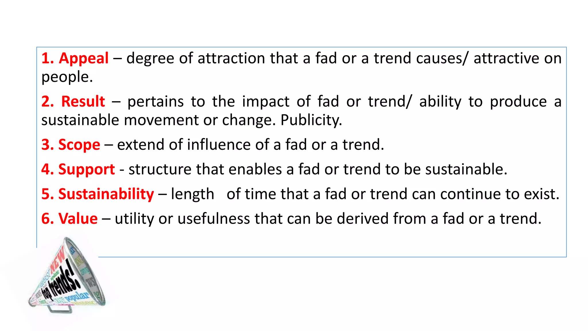 Unit 1: Definition of Trend | PPTX Unit 1: Definition of Trend | PPTX