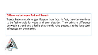 Unit 1: Definition of Trend | PPTX