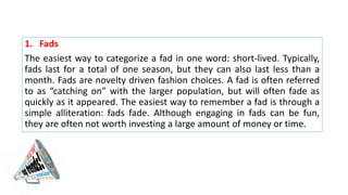 Unit 1: Definition of Trend | PPTX