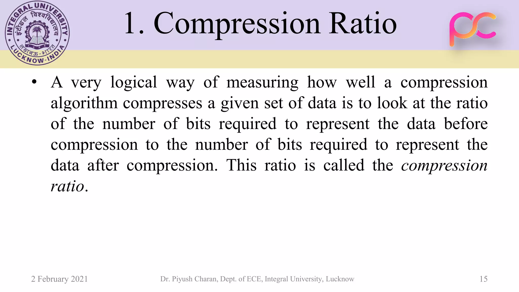 Unit 1 Introduction to Data Compression | PDF