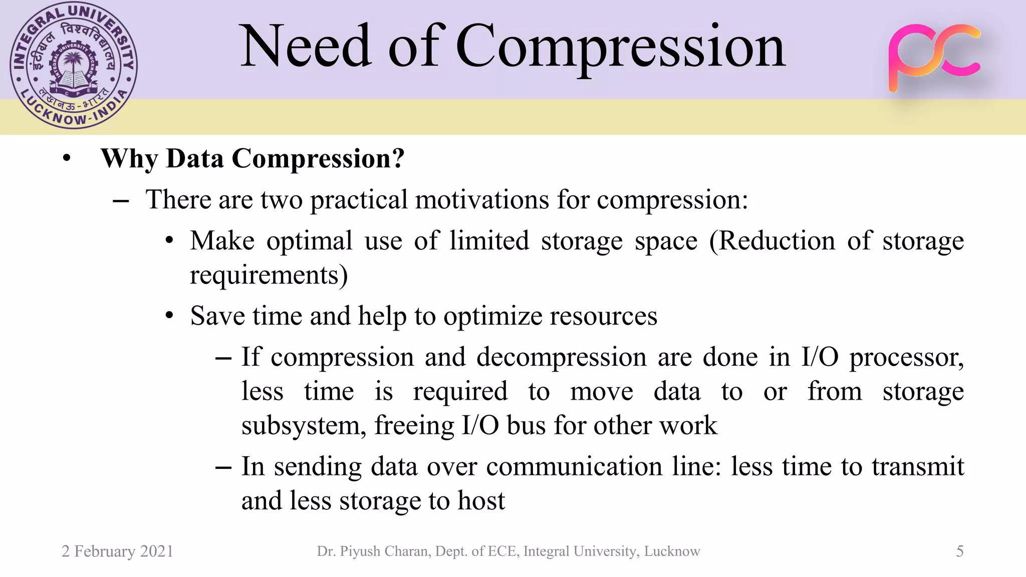 Unit 1 Introduction to Data Compression | PDF