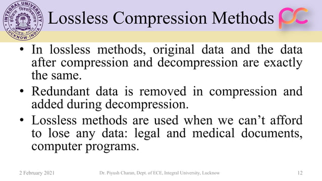 Unit 1 Introduction to Data Compression | PDF