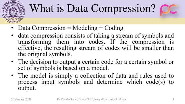 Unit 1 Introduction to Data Compression | PDF
