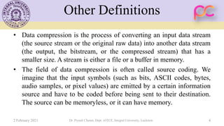 Unit 1 Introduction to Data Compression | PDF